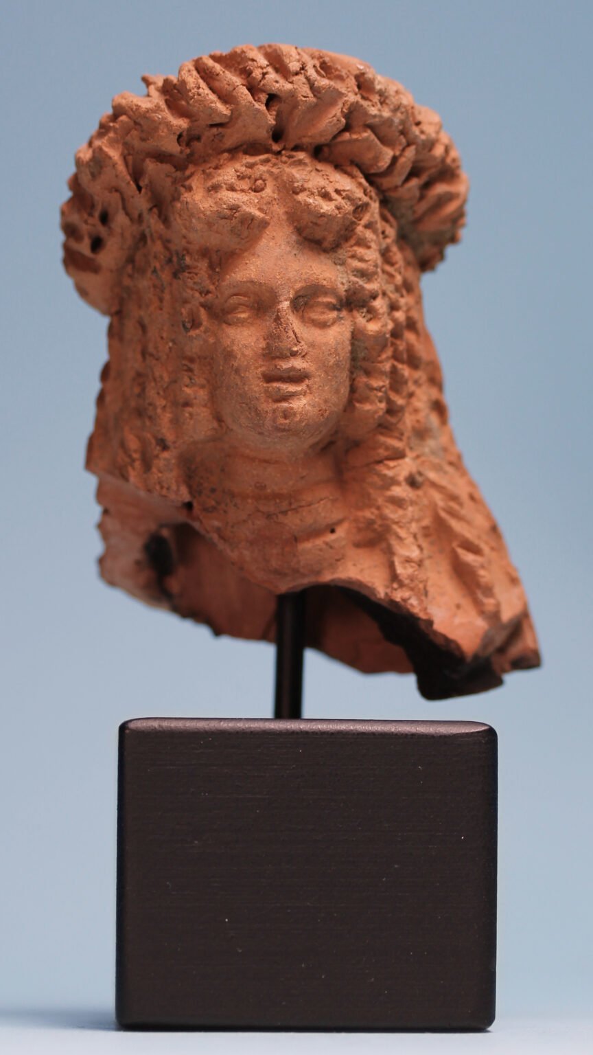 Egyptian Terracotta Head of Isis-Aphrodite - Hixenbaugh Ancient Art