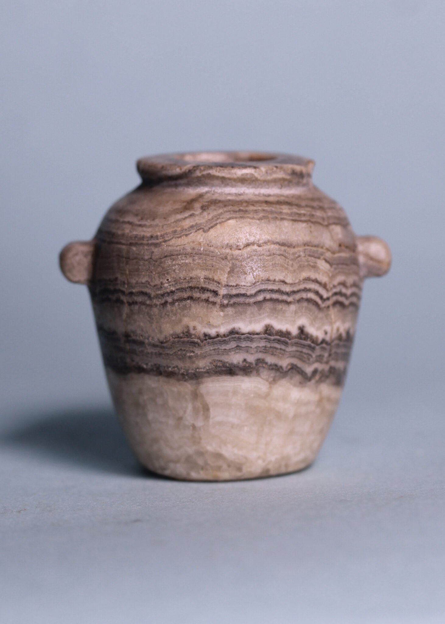 Egyptian Banded Stone Vessel - Hixenbaugh Ancient Art